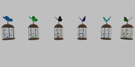 Second Life Marketplace - Butterfly Cage Tip Jar A v1.0