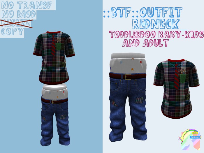 Second Life Marketplace - ::BTF::Outfit REDNECK