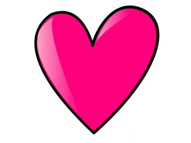 Second Life Marketplace - Hot Pink Heart Alpha Texture