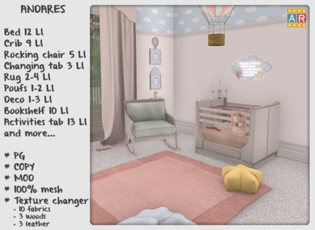 Second Life Marketplace - * AR * - Andares - Full Set