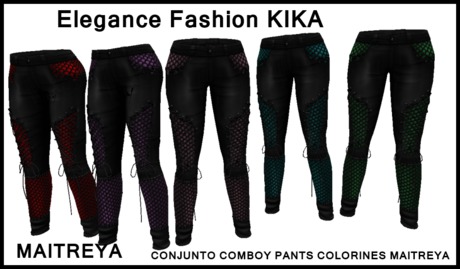 Second Life Marketplace - CONJUNTO COMBOY PANTS COLORINES MAITREYA