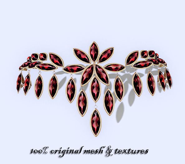 Second Life Marketplace - :::ChicChica::: Ailinel Ruby diadem