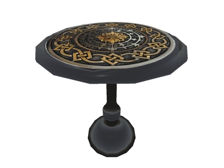 Second Life Marketplace - Round Ornate Celtic Table