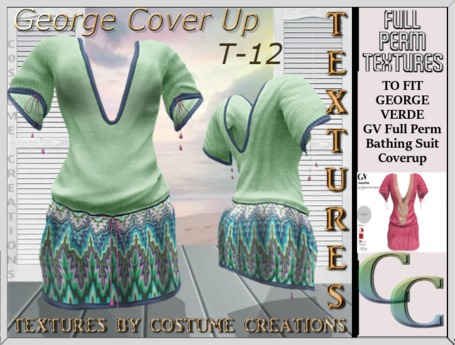 Second Life Marketplace - GEORGE COVER UP T12 FULL PERM TEXTURE