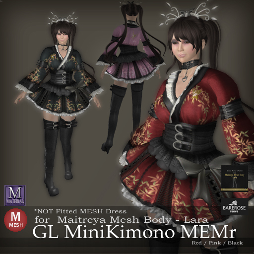 Second Life Marketplace - ::: B@R ::: GL MiniKimono MEMr