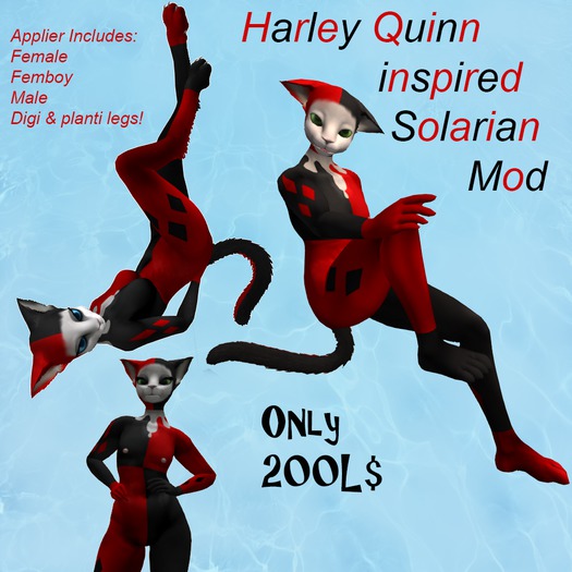 Second Life Marketplace - Harley Quinn inspired Solarian mod
