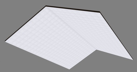 Second Life Marketplace - 1 LI Mesh Gable Roof - OPQ Roof G05 243-180 ...