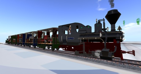 Second Life Marketplace - Steam Train narrow gauge 3ft