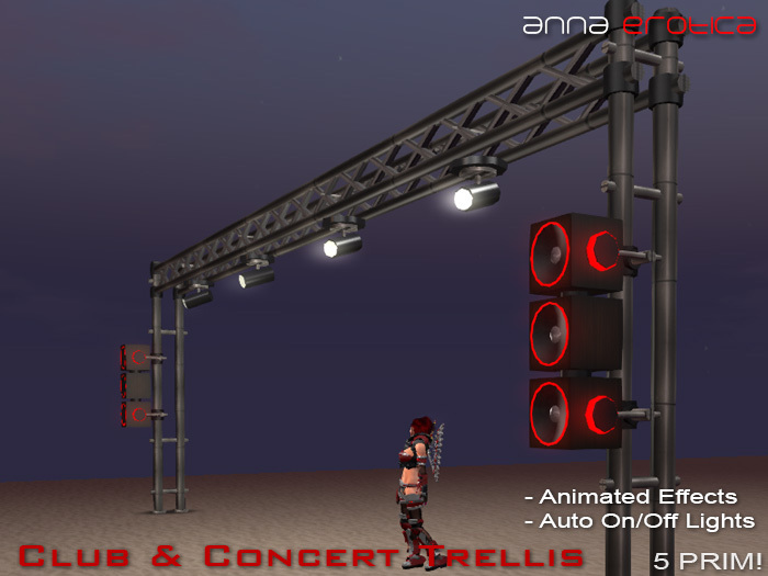 Second Life Marketplace - Anna Erotica - Club & Concert Trellis & Truss ...