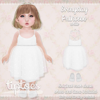 Second Life Marketplace - . tiptoes - Everyday Princess - White