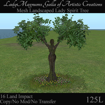Second Life Marketplace - LadyMs Mesh Lady Spirit Tree No 3
