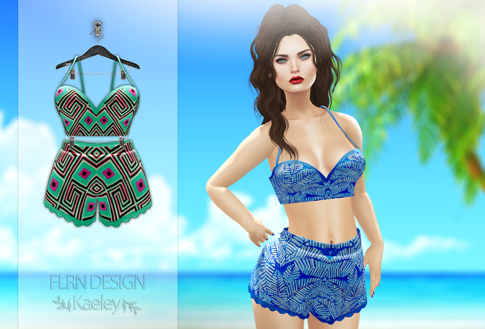 Second Life Marketplace Kaeley Topandshort Seaglass