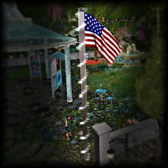 Second Life Marketplace - American Flag Animated Windy GIFT