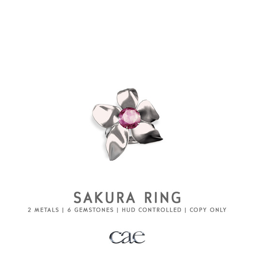 Second Life Marketplace - Cae :: Sakura :: Rings [bagged]