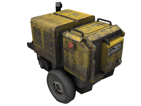 Second Life Marketplace - Wheeled Diesel Power Generator