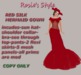 Second Life Marketplace - RS* Red Mermaid Silk Dress w/hat