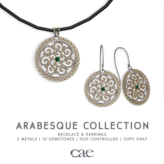 Second Life Marketplace - Cae :: Arabesque :: Collection [bagged]