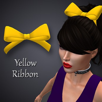 Second Life Marketplace - [P&L] Yellow Hair Ribbon