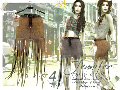 Second Life Marketplace - !gO! Jennifer skirt - 4