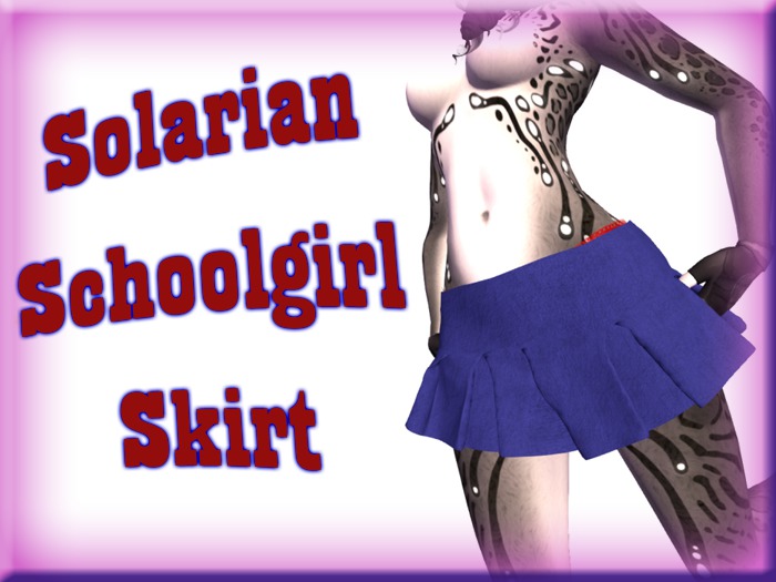 Second Life Marketplace - +Nelaware+ Solarian Schoolgirl Skirt