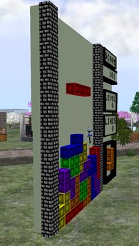Second Life Marketplace - 3D Life Size Prim Tetris Display