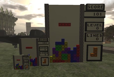 Second Life Marketplace - 3D Life Size Prim Tetris Display