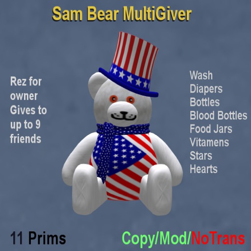 Second Life Marketplace - Koala Sam Bear Multigiver
