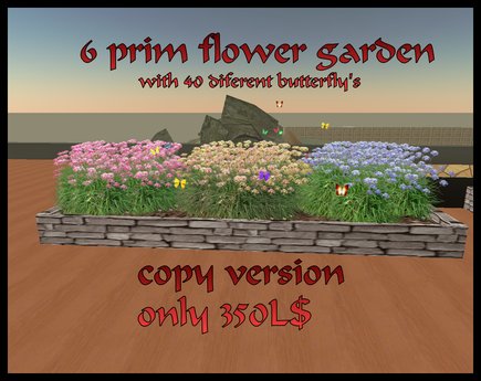 Second Life Marketplace - 6 prim flower garden