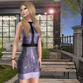 Second Life Marketplace - *GLITTER* LILITH MESH MINIDRESS METALLIC ...