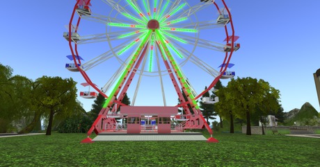 Second Life Marketplace - mobile ferris wheel