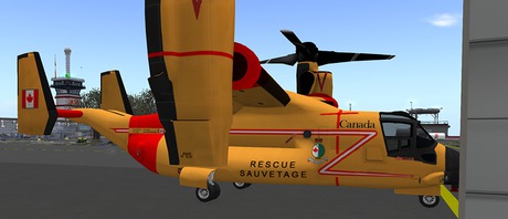 Second Life Marketplace - Canaddian Forces SAR Livery for the Amok V22 ...