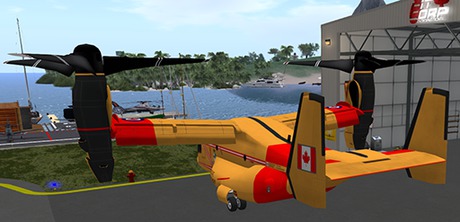 Second Life Marketplace - Canaddian Forces SAR Livery for the Amok V22 ...