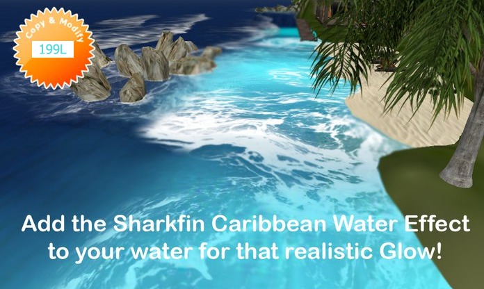 Second Life Marketplace - Caribbean Blue Ocean Water Effect