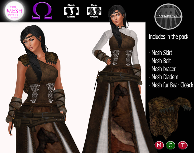 Second Life Marketplace - C&N Medieval Viking Seren White