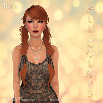 Second Life Marketplace - /Wasabi Pills/ Thyra Mesh Hair - All colors