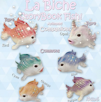 Second Life Marketplace - La Biche: Storybook Fish - Blue Blunty