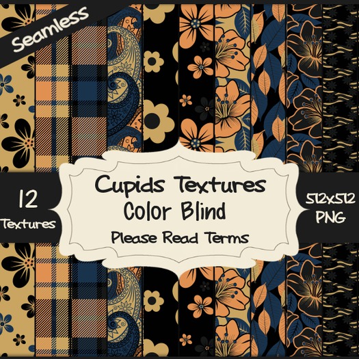 Second Life Marketplace - *Cupids Textures * 12 COLOR BLIND
