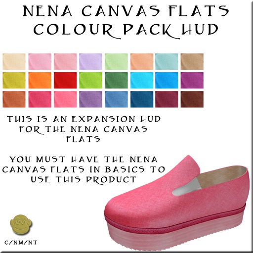 Second Life Marketplace - BM Nena Canvas Flats Expansion HUD