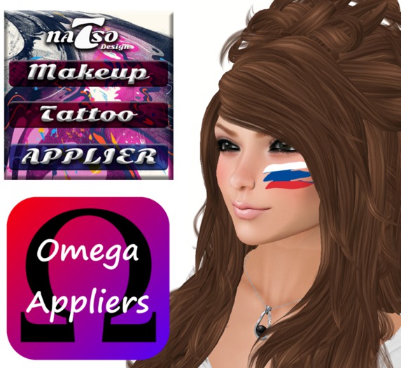 Second Life Marketplace - :::NATSO::: Face Russia Tattoo
