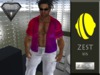 Second Life Marketplace - ZEST MAN AESTHETIC CHARM OMBRE OPEN SHIRT boxed