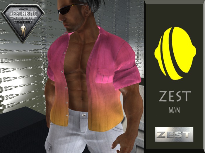 Second Life Marketplace - ZEST MAN AESTHETIC MORNING BLUSH OMBRE OPEN ...