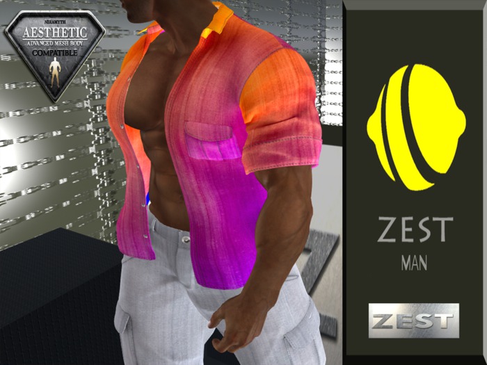 Second Life Marketplace - ZEST MAN AESTHETIC SUNNY DAYS OMBRE OPEN ...