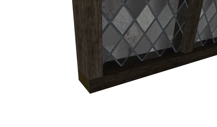 Second Life Marketplace - 1 LI 2x2.2 m Quality Mesh Rustic Window - OPQ ...