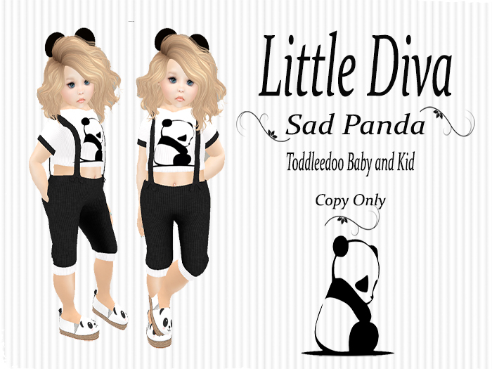 Second Life Marketplace - ~Little Diva~Sad Panda