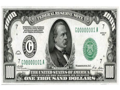 Second Life Marketplace - $1000 Bill Wall Art