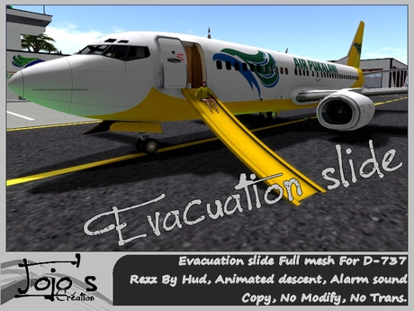 Second Life Marketplace - D-737 Evacuation Slide