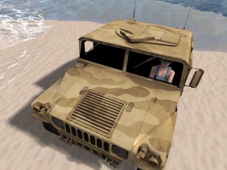 Second Life Marketplace - Military Humvee scripted 2 passengers