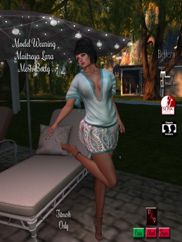 Second Life Marketplace - Beach Cover Up W/ 6 Color Hud