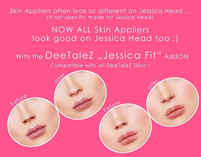 Second Life Marketplace - DeeTaleZ *Appliers* CATWA Head "Jessica Fit ...