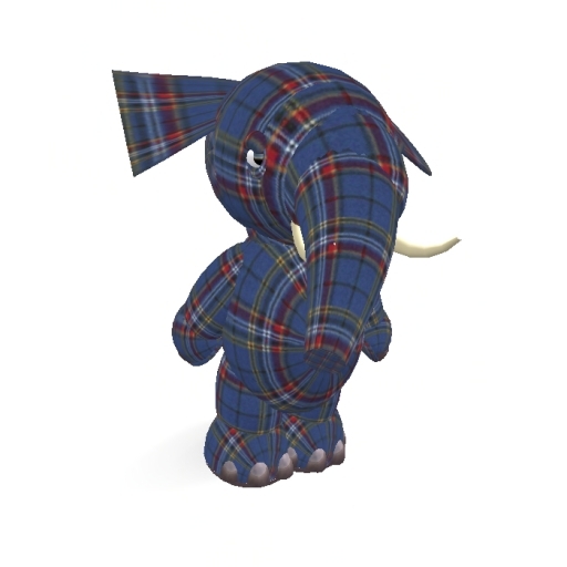 Second Life Marketplace - Tiny Inc. blue tartan elephant boxed